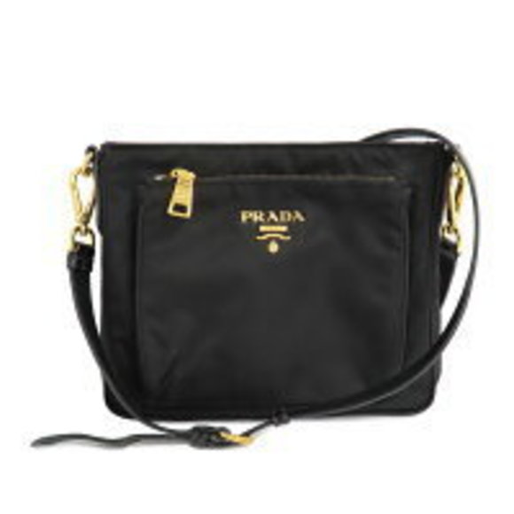 Prada | Bags | Prada Pochette Sacoche Crossbody Bag Black | Poshmark